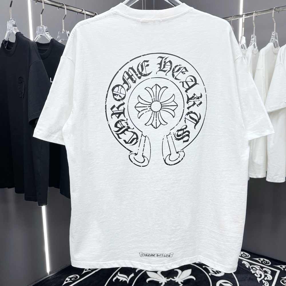 Chrome Hearts White Tee - Gem